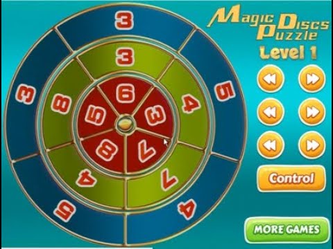 Magic discs puzzle game level1 and level2 complete - YouTube