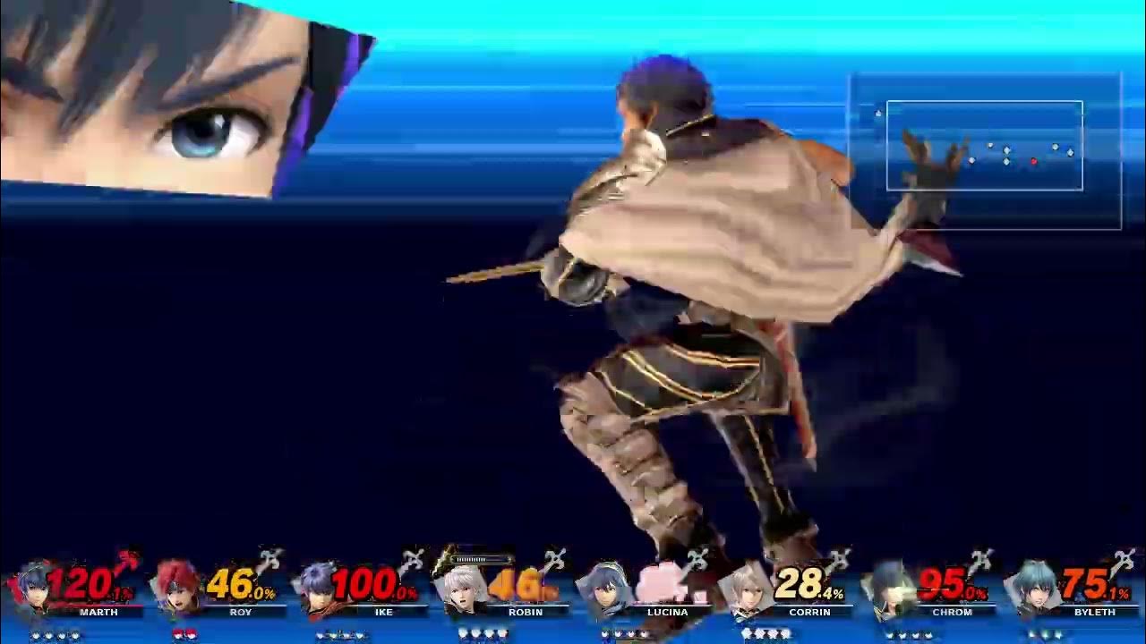 Smash Ultimate Marth Vs. Roy, Ike, Robin, Lucina, Corrin, Chrom and Byleth - YouTube