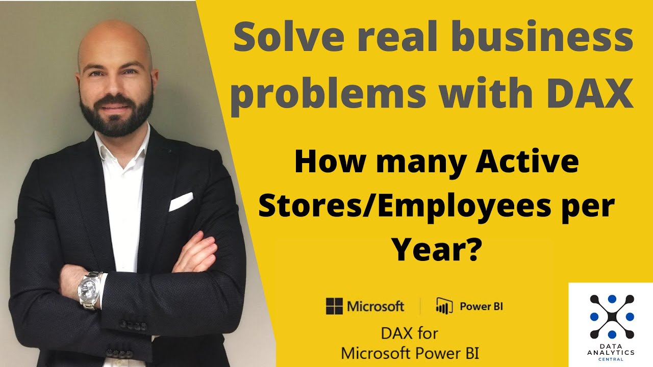DAX Tutorial - How many Active Stores each Period? - YouTube