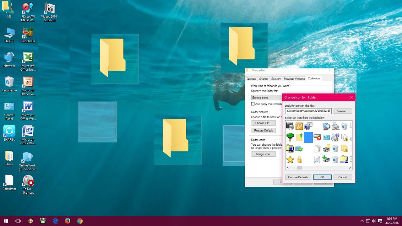 How to Hide and Create Nameless Folder in Windows PC - YouTube