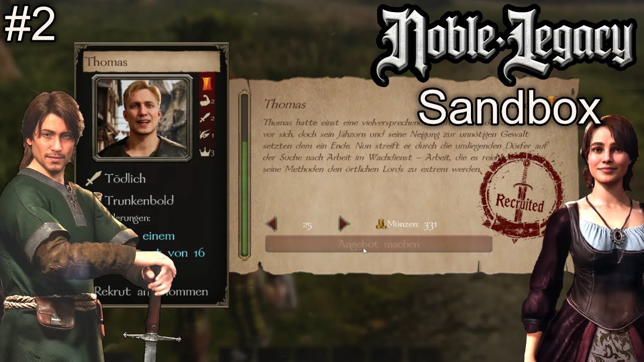 Bekommen wir neue Bewohner im Dorf? 🏹Noble Legacy | Ersteindruck ...