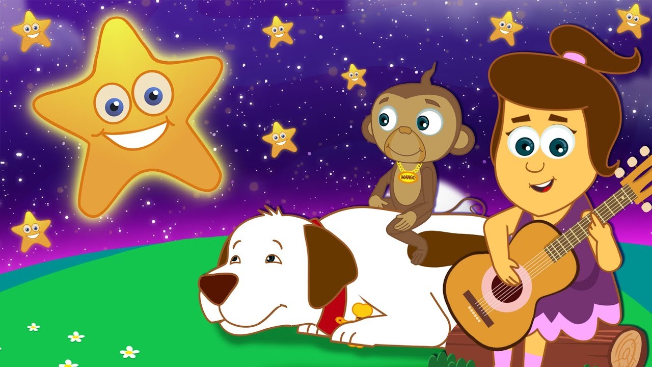 Stralucesti Micuta Stea in Romana | Cantece de Leagan pentru copii ...