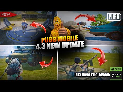 PUBG Mobile 4.3 NEW UPDATE  –   🔴 LIVE NOW