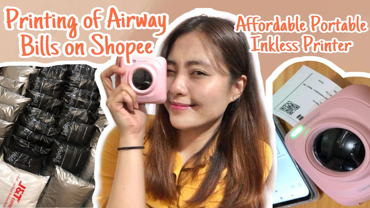 SHOPEE TIPS | How to Print Airway bills on Shopee using Mobile Phone ...