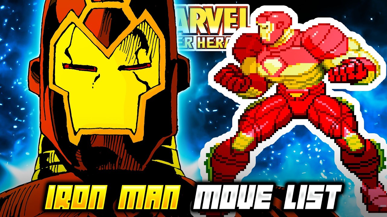 IRON MAN MOVE LIST - Marvel Super Heroes (MSH) - YouTube