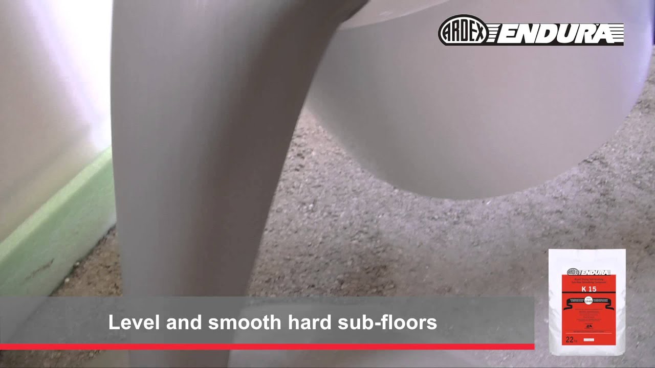 ARDEX ENDURA K15 Application - YouTube