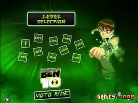 Ben 10 Moto Ride 4 Games Completed :D - Ben 10 Games to Play - YouTube