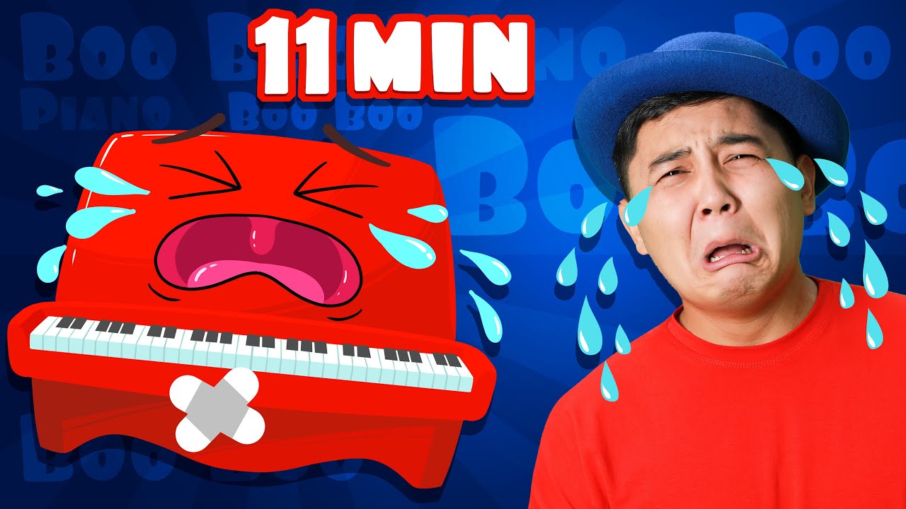 The Boo Boo Piano + More Nursery Rhymes | Tigi Boo Kids Songs - YouTube