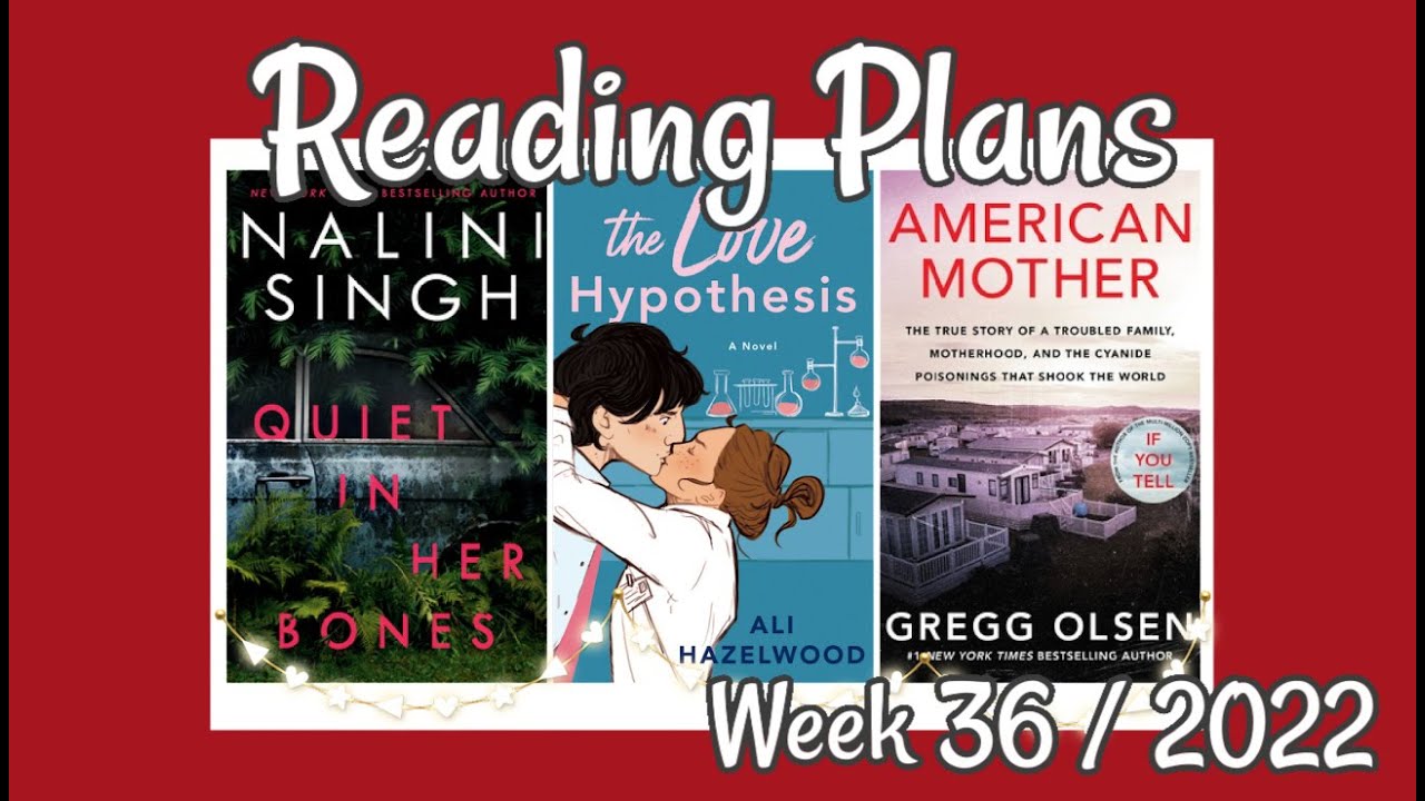 Reading Plans || Week 36 {2022} - YouTube
