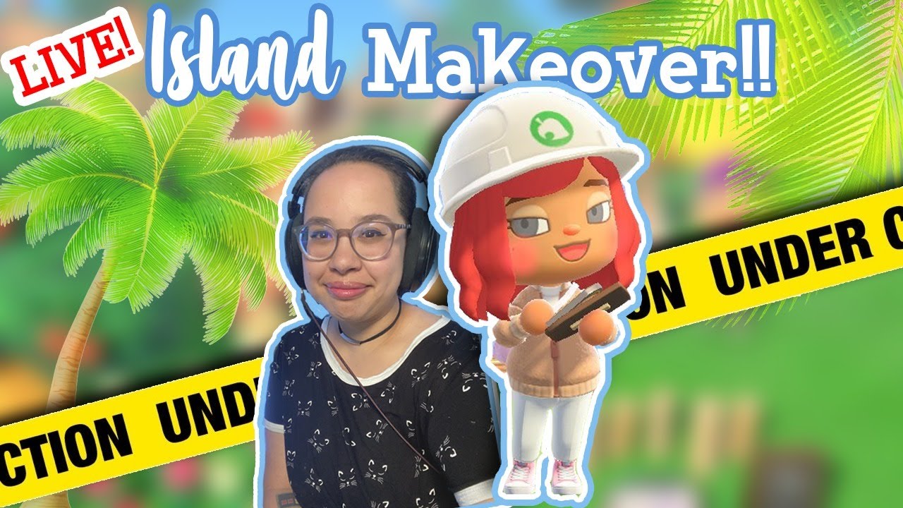 5 HR Island Makeover LIVE! | Animal Crossing New Horizons Gameplay ...