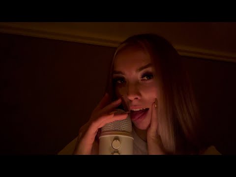 ASMR | relaxing mouth sounds in the dark (no talking)