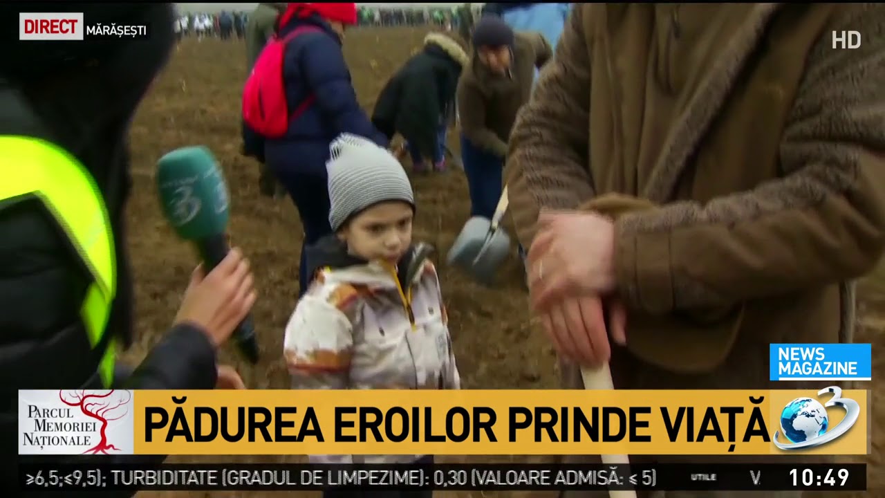 Secretarul de stat Nicolae Nasta plantează stejari - YouTube