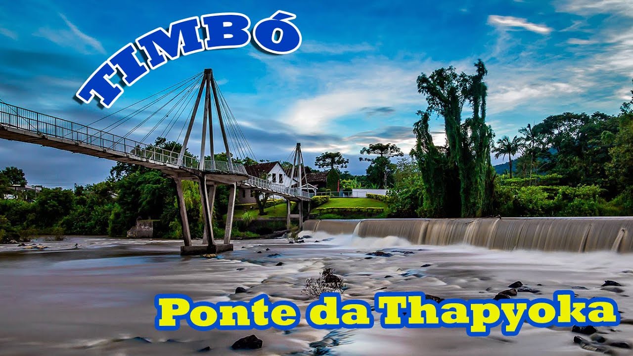 Ponte da Thapyoka em Timbó e Parque Henry Paul - YouTube