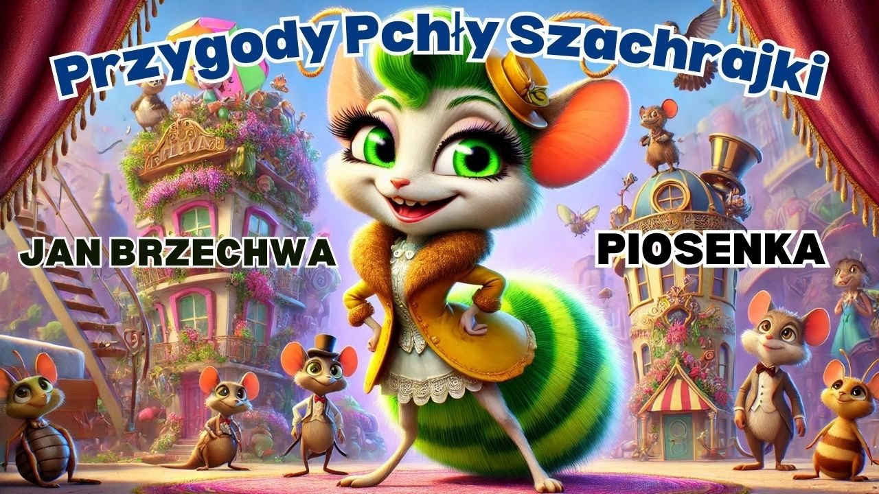 Przygody Pchły Szachrajki – Piosenka. #janbrzechwa #bajkidladzieci # ...