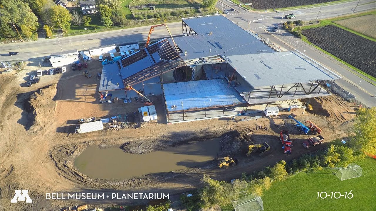 Construction Progress for the New Bell Museum + Planetarium - YouTube