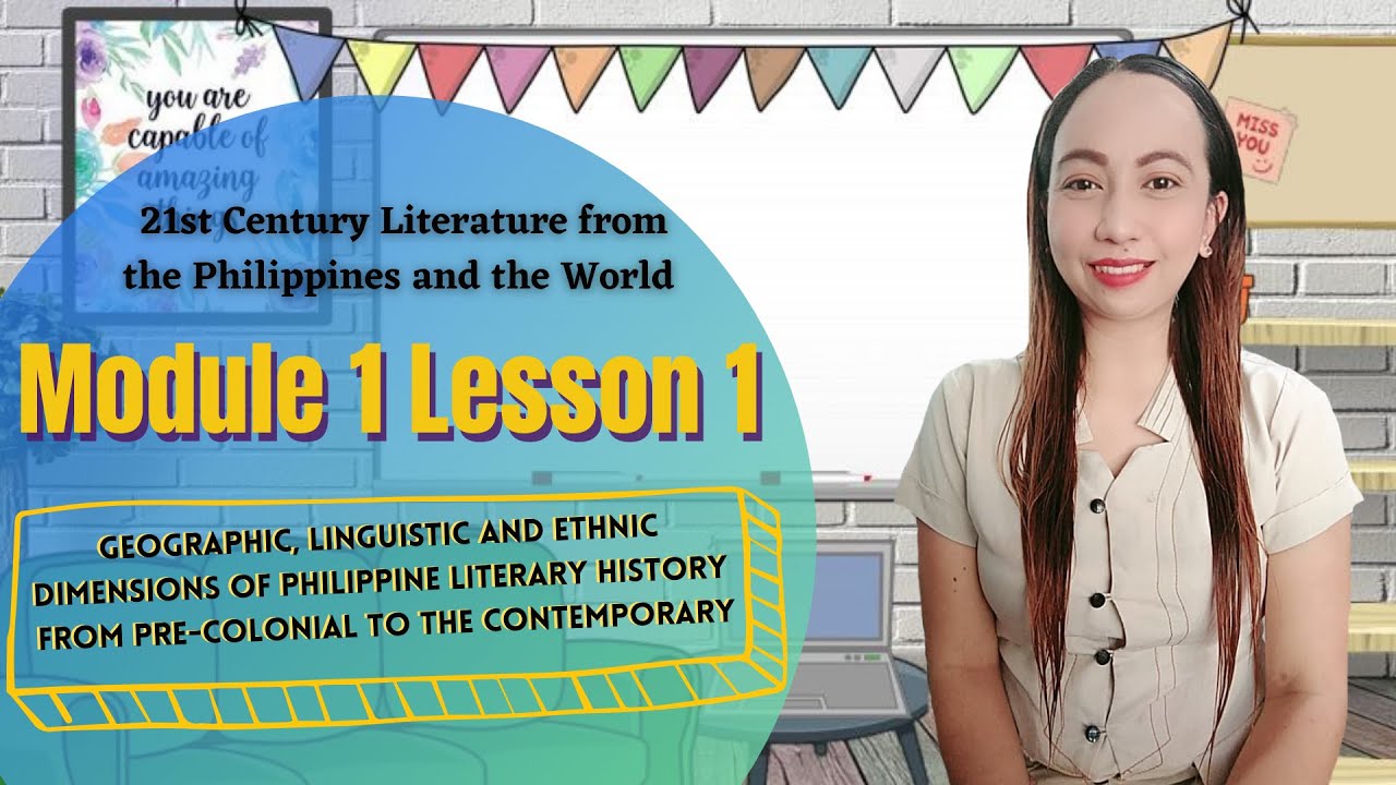 21ST CENTURY LITERATURE | MODULE 1| GEOGRAPHIC LINGUISTIC AND ETHNIC ...