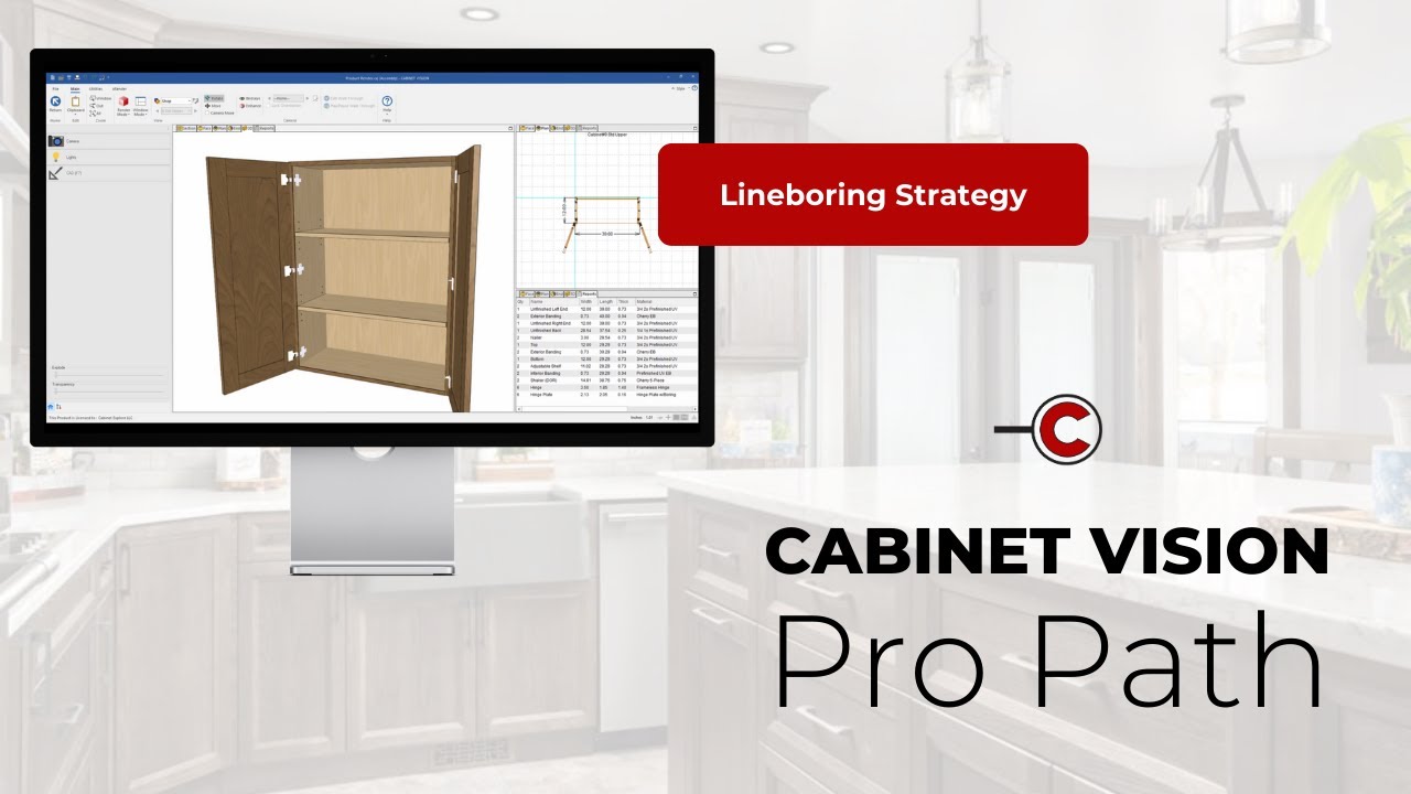 Lineboring Setup & Strategy - Cabinet Vision Pro Path - YouTube