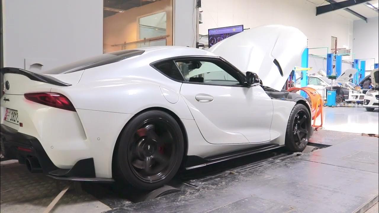 Precision turbo 7275 on 2020 A90 Supra - YouTube
