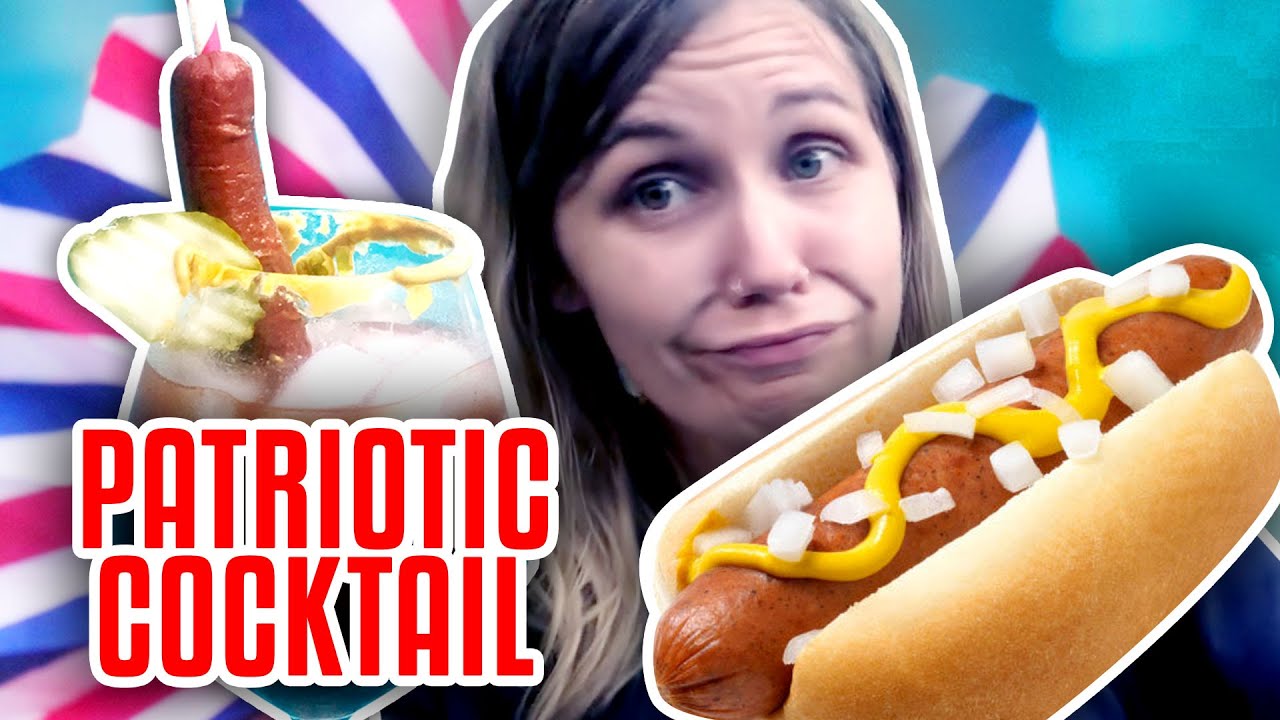 4th of july hot dog cocktail - YouTube