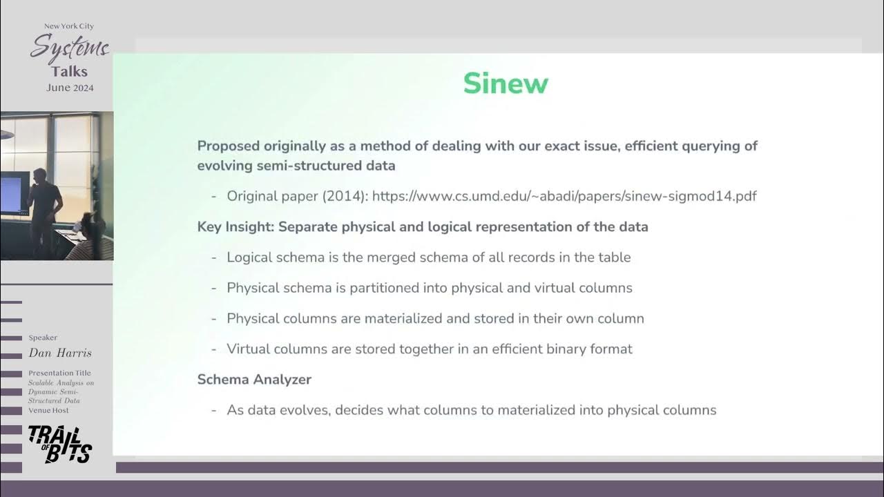 Scalable Analysis on Dynamic Semi-Structured Data by Dan Harris - YouTube
