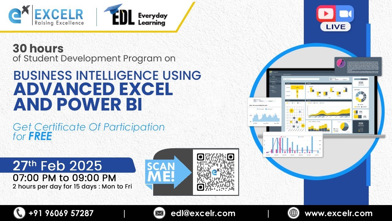 SDP on Business Intelligence Using Advanced Excel & Power BI Day 11 - YouTube