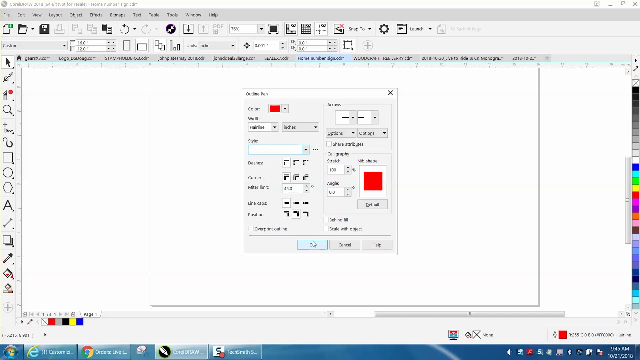 Corel Draw Tips & Tricks Make your own Dotted lines - YouTube