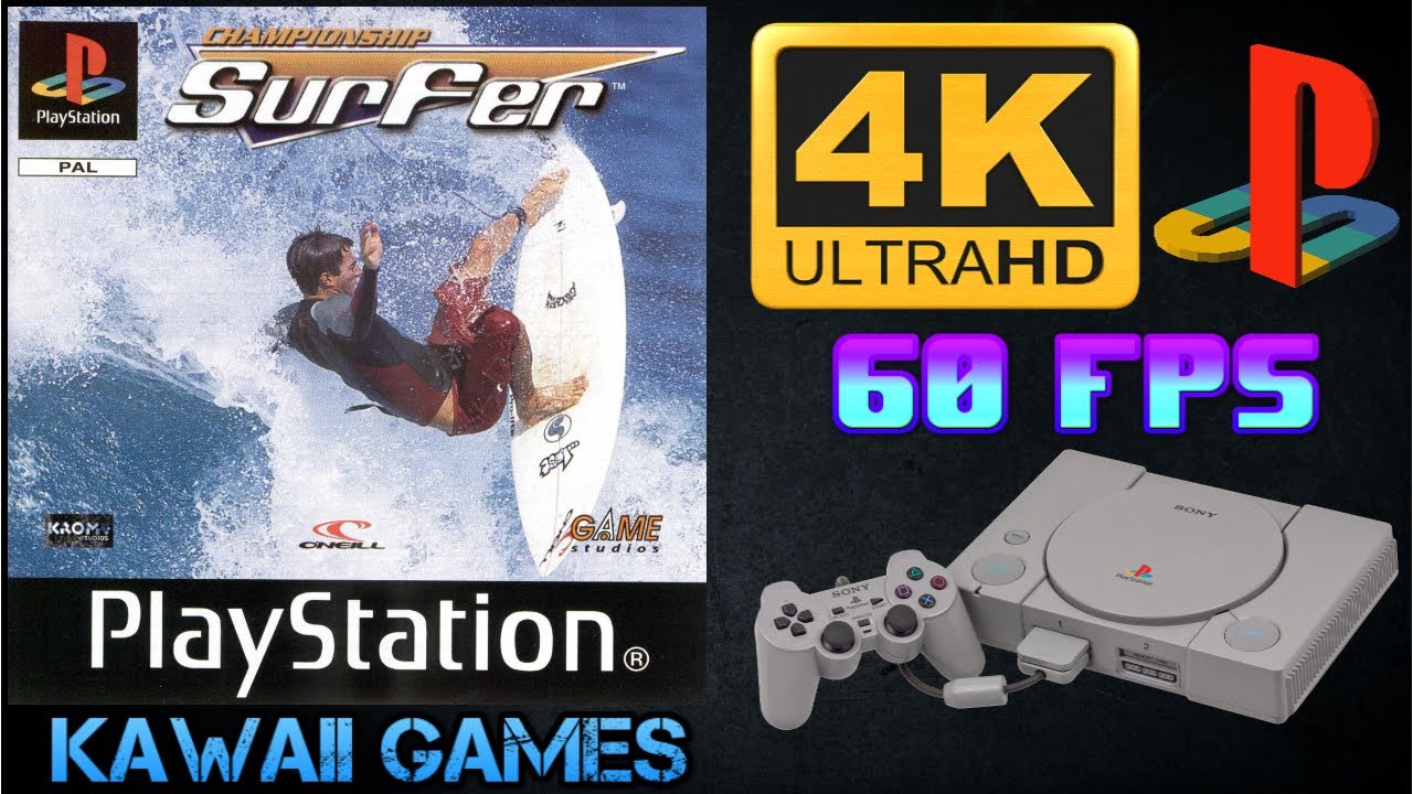Championship Surfer | Ultra HD 4K/60fps | PS1 | PREVIEW | Full Movie ...