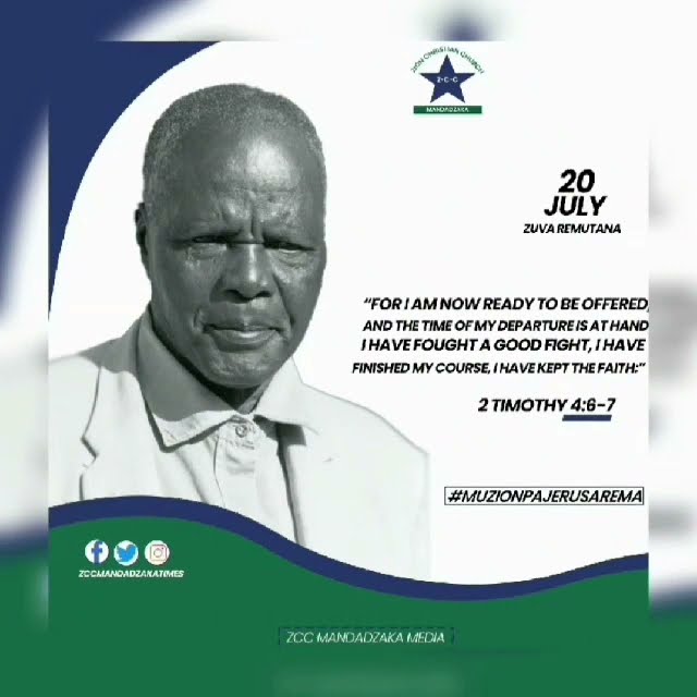 Reverend Doctor Bishop Samuel Moyo Mutendi ZCC TRIBUTE - YouTube