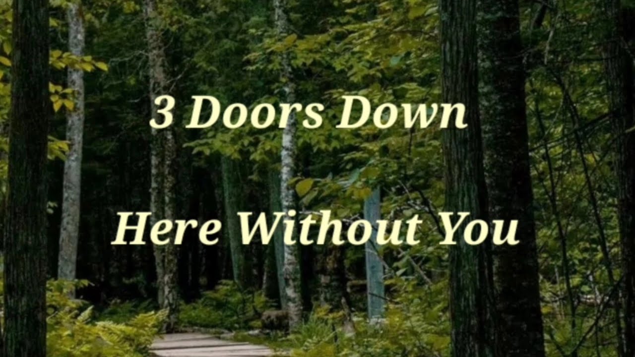 3 Doors Down - Here Without You (chord+lyrics) - YouTube