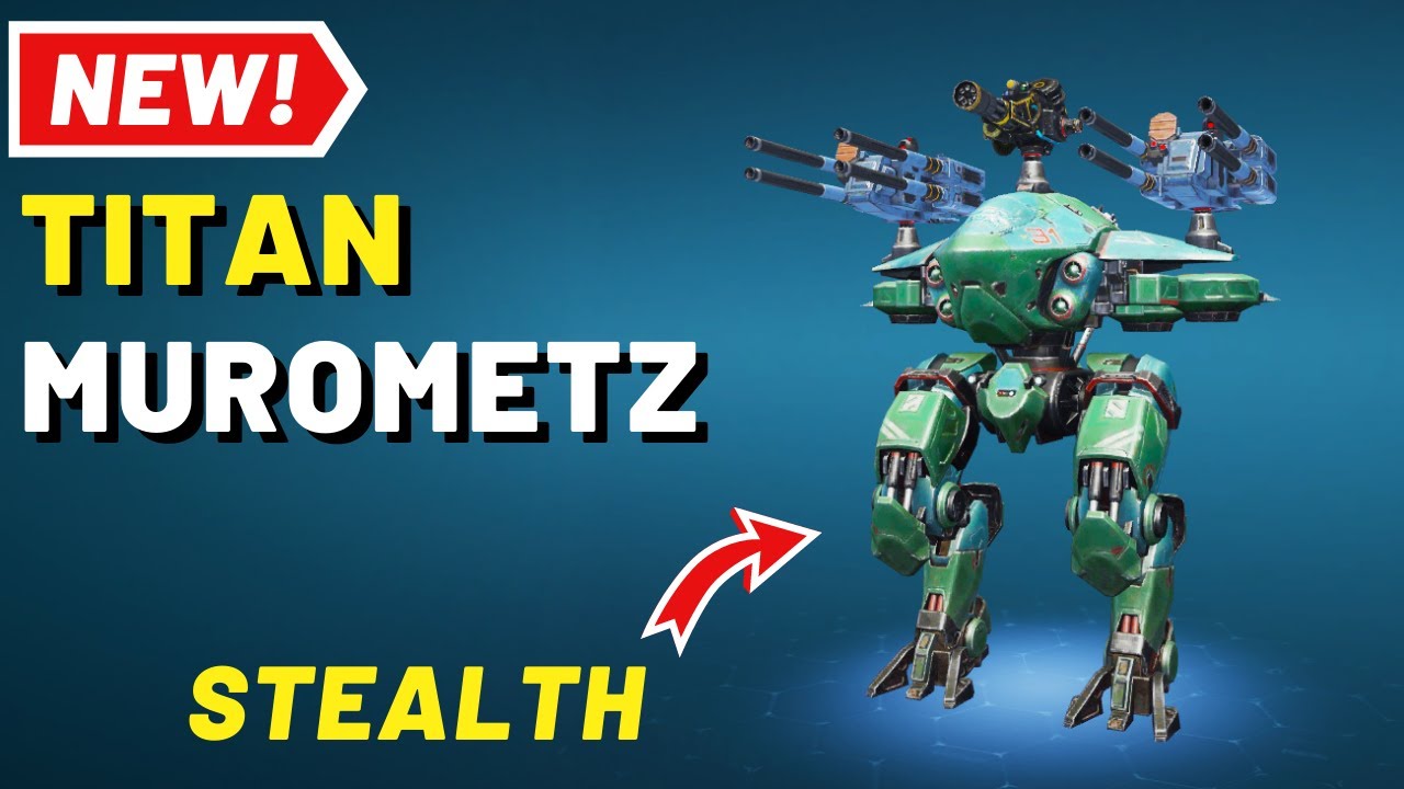 New Stealth Titan Murometz - War Robots Test Server Gameplay - WR - YouTube