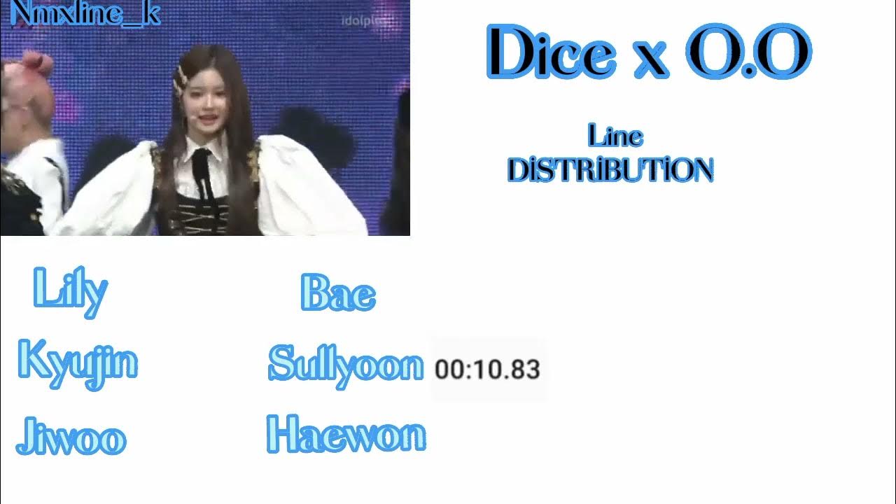 Nmixx ot6 dice x o.o line distribution nmx line_K💖 - YouTube