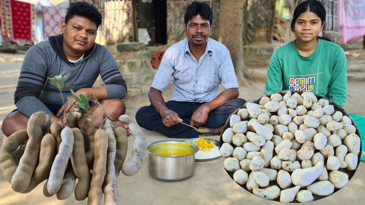 কাঁচা তেঁতুল কচু দিয়ে কুচো মাছের শুটকি চিংড়ির টক || Kucho Fish Chutki ...