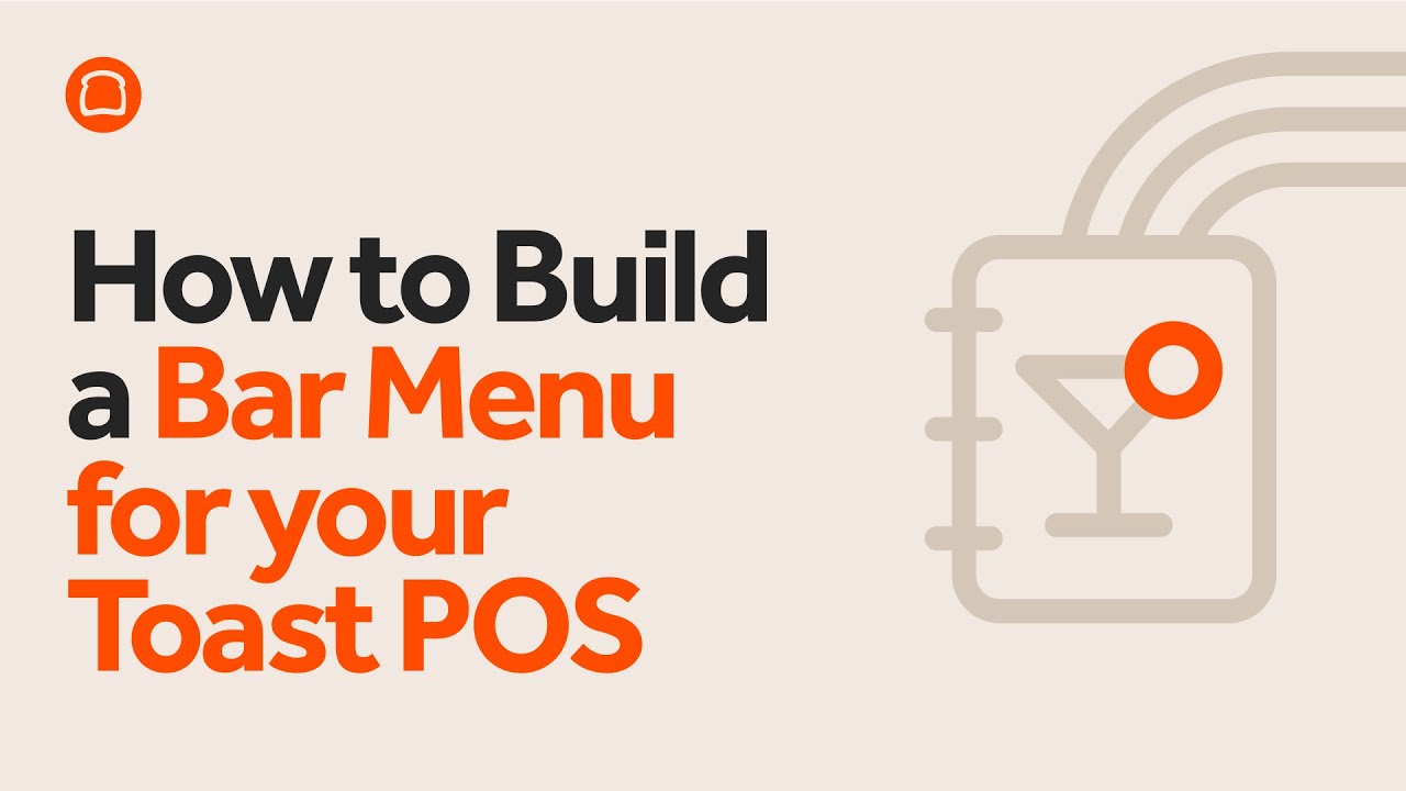 How to Build a Bar Menu for your Toast POS - YouTube
