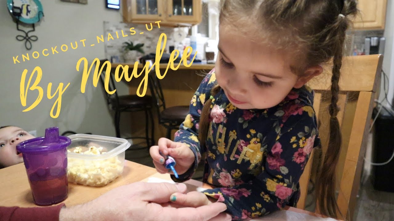 Grandpa Gets his nails painted by a professional. - YouTube