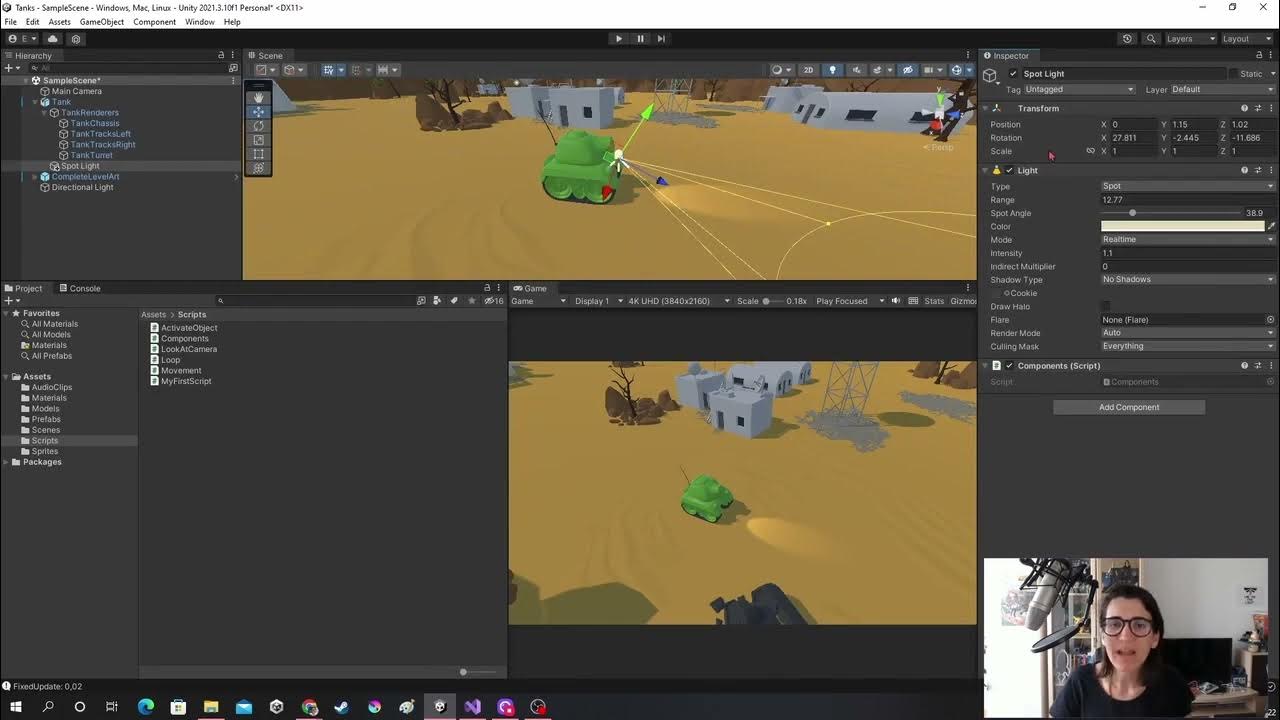 31 Getcomponent - Curso Unity - OpenBootcamp - YouTube