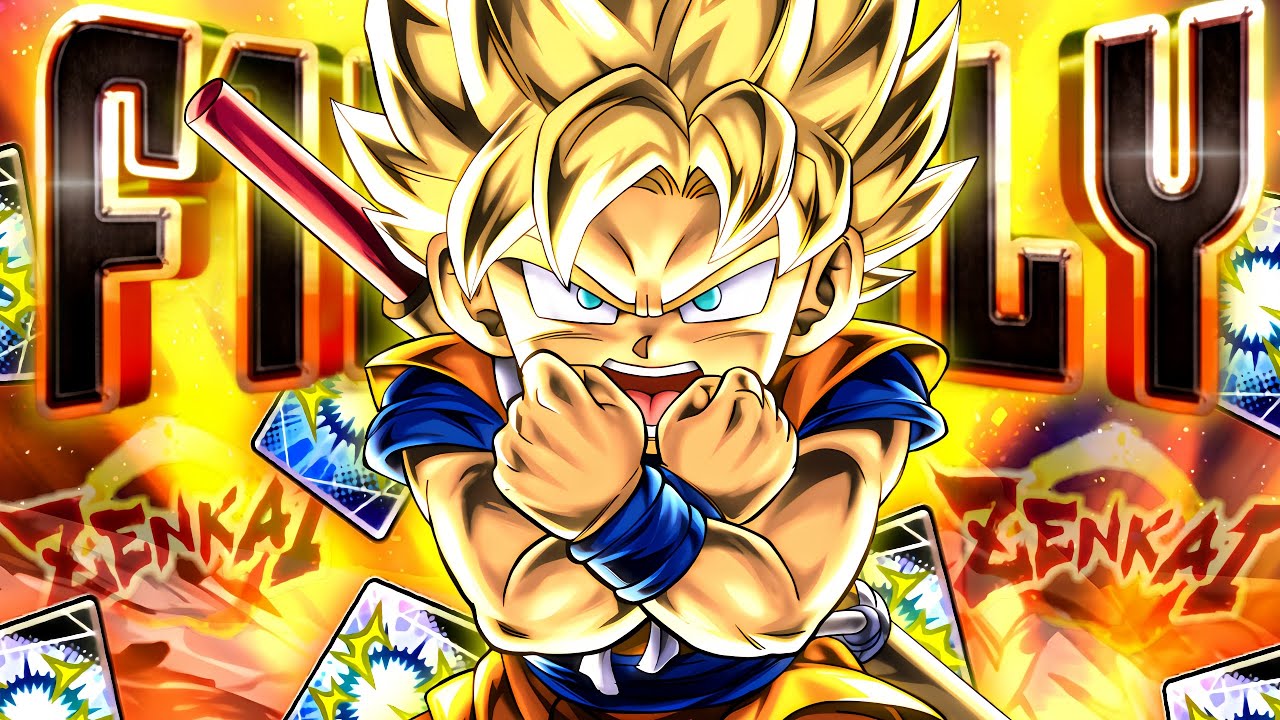 FINALLYYYY!! 😭 I CAN USE ZENKAI LF SSJ MINI GOKU!! HE'S CRACKKK ...