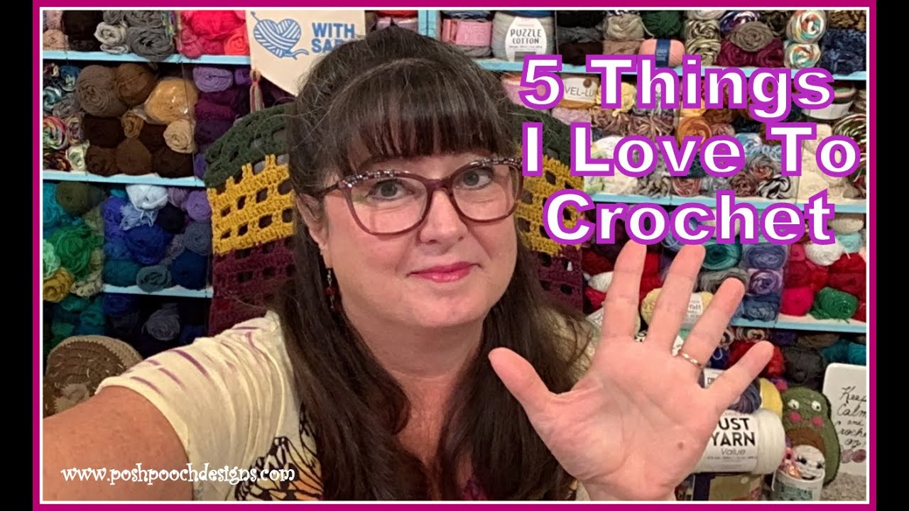 5 Things I Love To Crochet #crochet #crochetlove #crochetvideo - YouTube