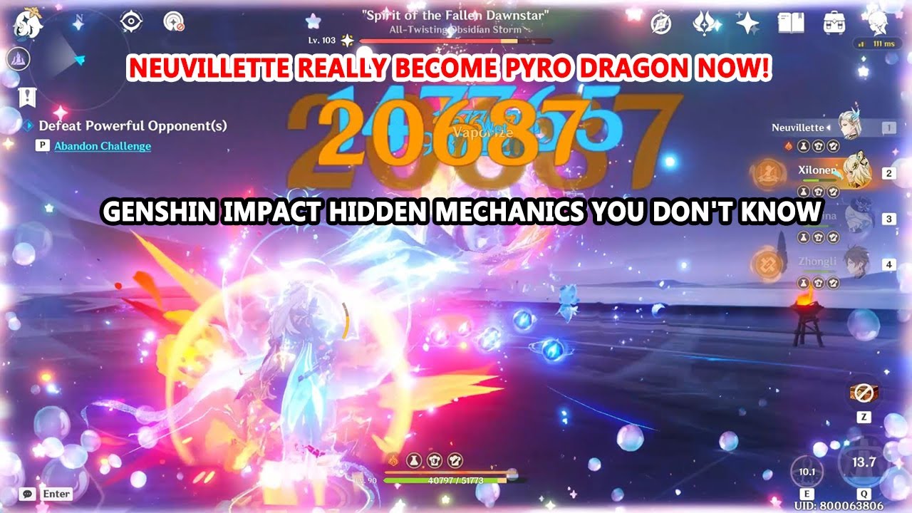 Neuvillette Really Become Pyro Dragon Now! | Genshin Impact Hidden ...