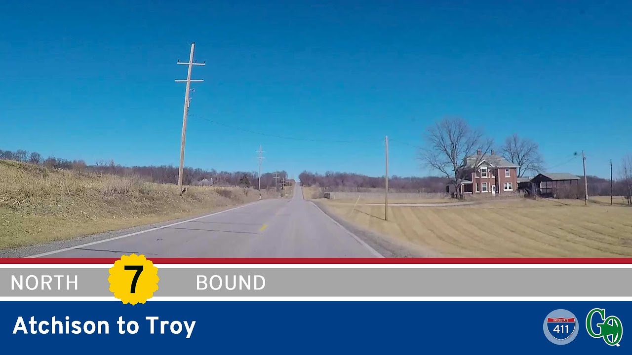 Kansas Highway K-7 - Atchison to Troy | Drive America's Highways 🚙 ...