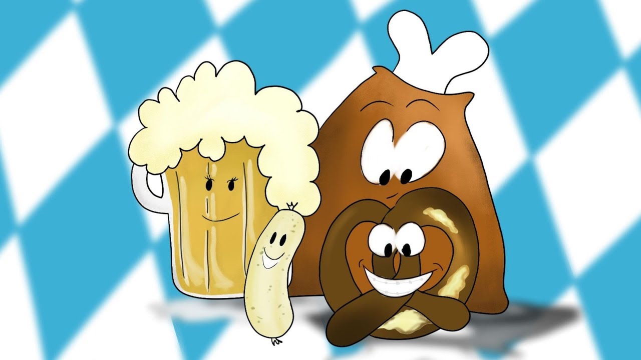 Bavarian Food Family speedpaint/speed drawing | (Sketchbook) - YouTube