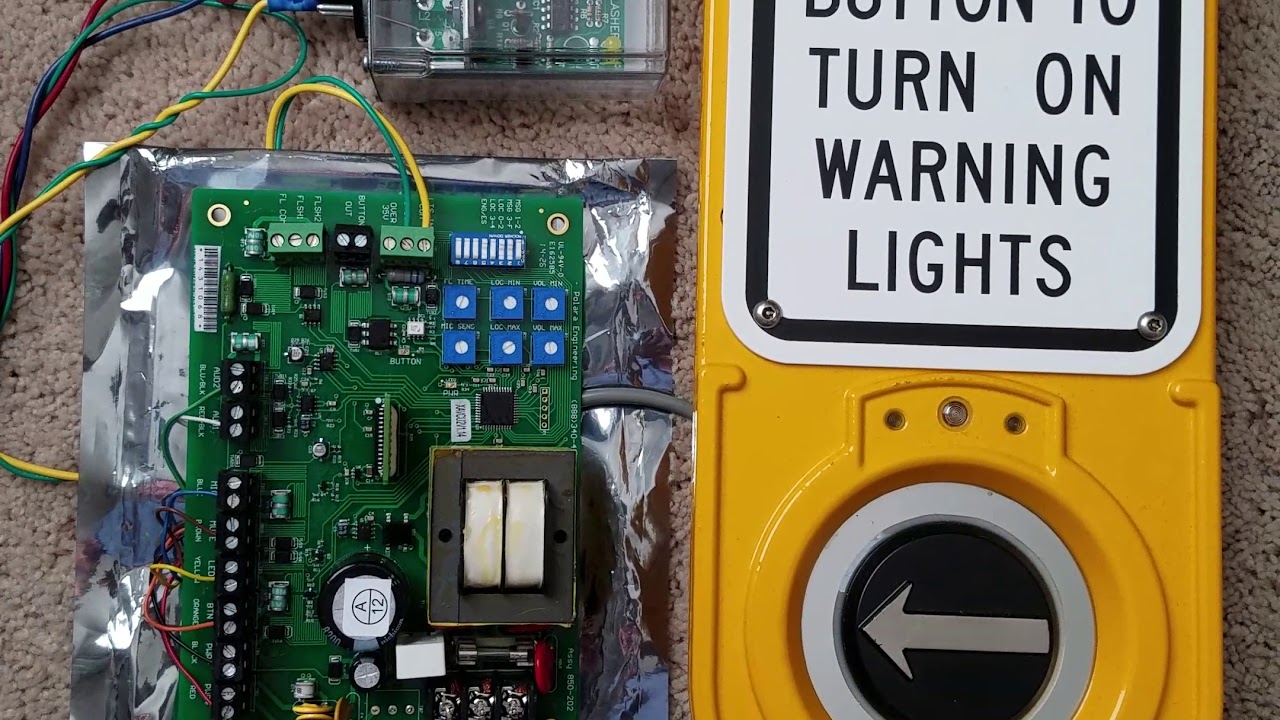 Polara XAV2E-LED Pedestrian Push Button Station - YouTube