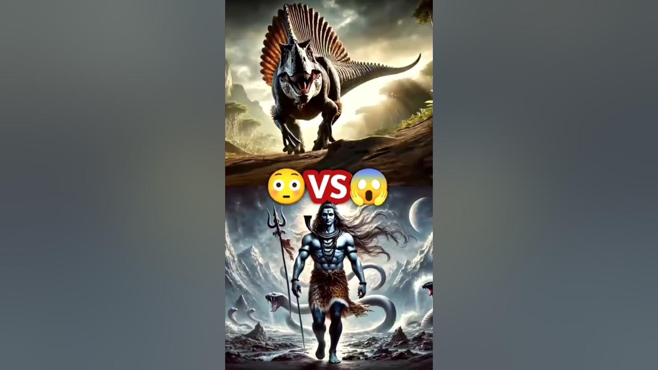 Shiva vs Animals vs Vishnu (T Rex, Dinosaur, Lion, Orca, Elephant, Rhino) - YouTube