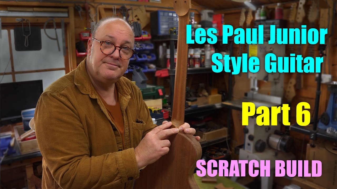 Les Paul Junior Style Guitar Scratch build Part 6 - YouTube
