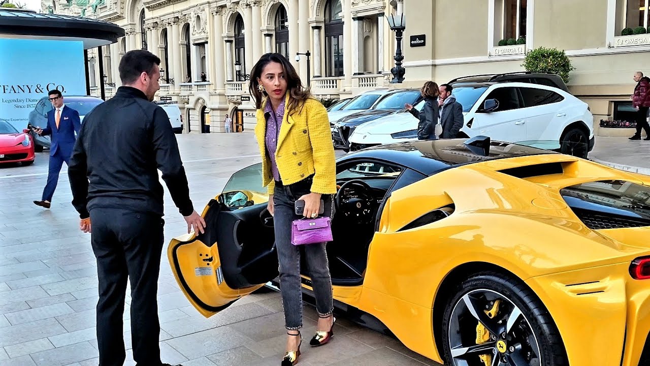 MONACO BILLIONAIRES LUXURIOUS LIFE/SEXY GIRLS/SUPERCAR SPOTTING - YouTube