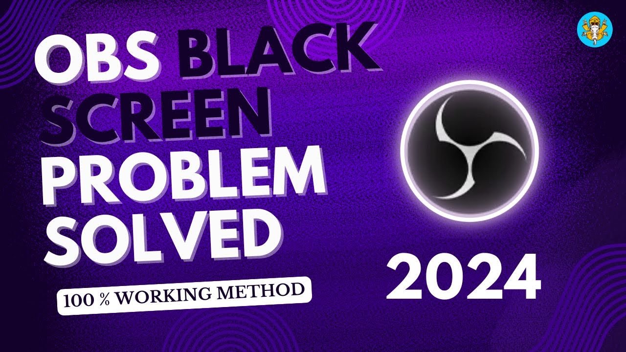 OBS Black screen problem solved | OBS not working | Windows 11 - YouTube