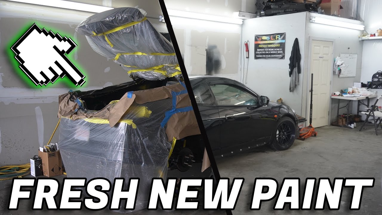 Painting The Gutted Interior | Acura RSX TYPE S | PART 7 - YouTube
