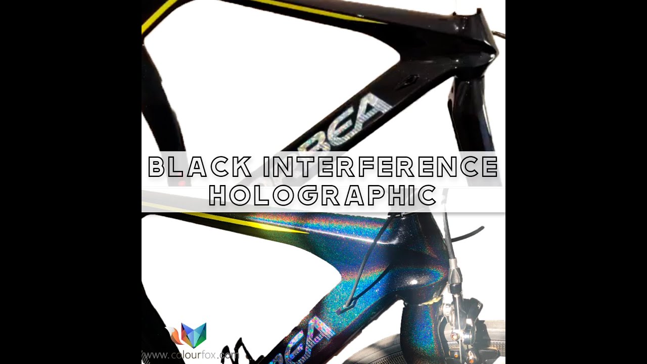 Black Interference Holographic | Colourfox Custom Paint Effect - YouTube