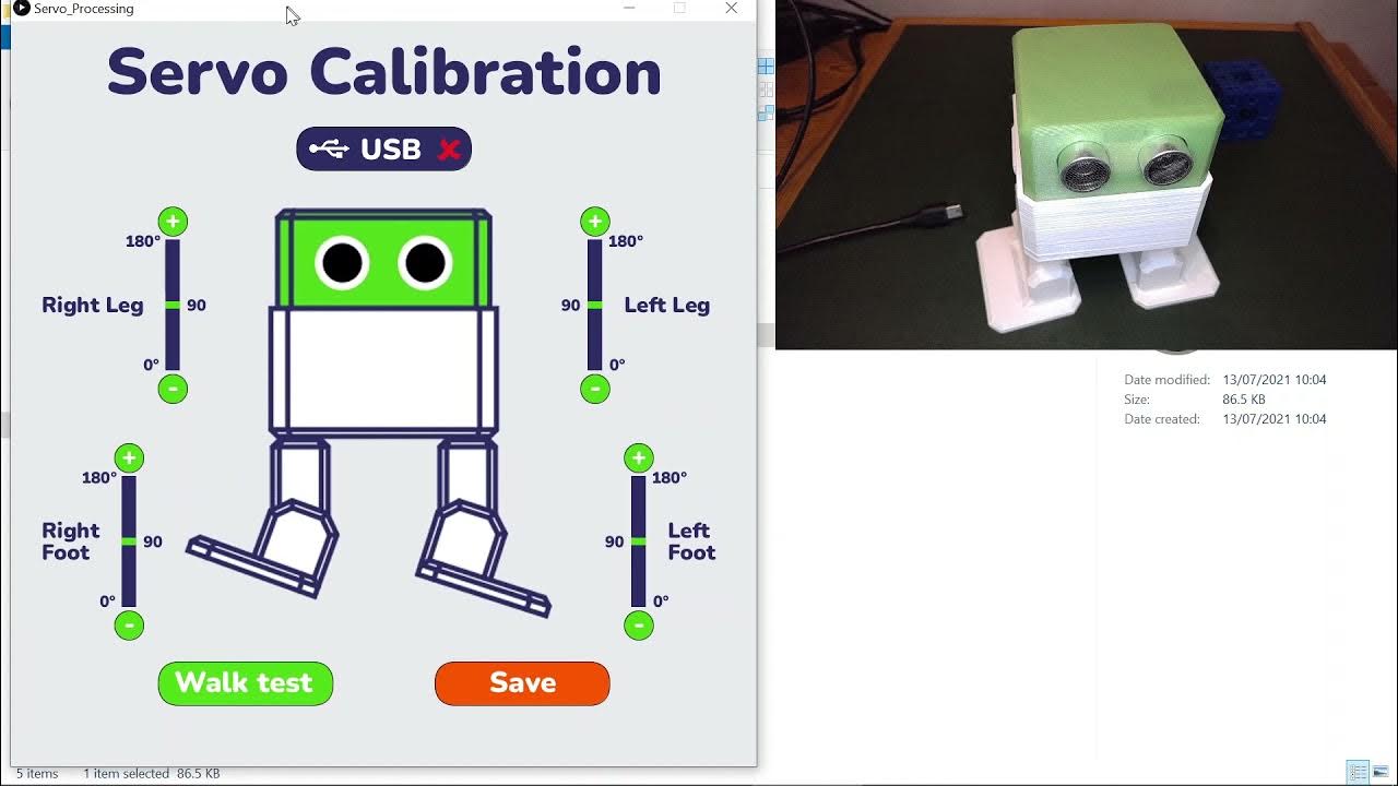 Otto Servo Calibration - YouTube
