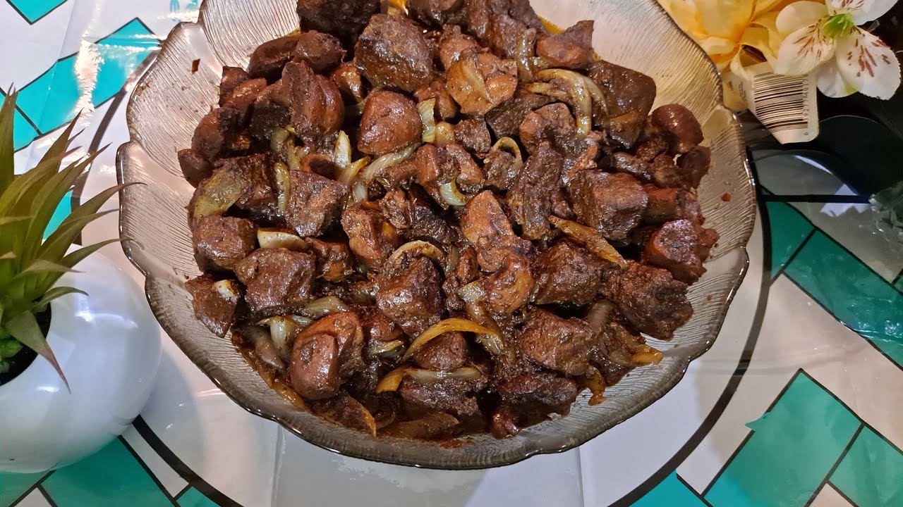 HOW TO MAKE FRIED BEEF KIDNEY/LIVER #SIMPLE #QUICK #HIGHORGANMEAT - YouTube