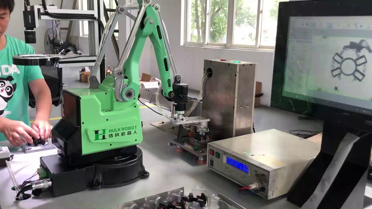 Robot Arm Integrated with Vision System - YouTube
